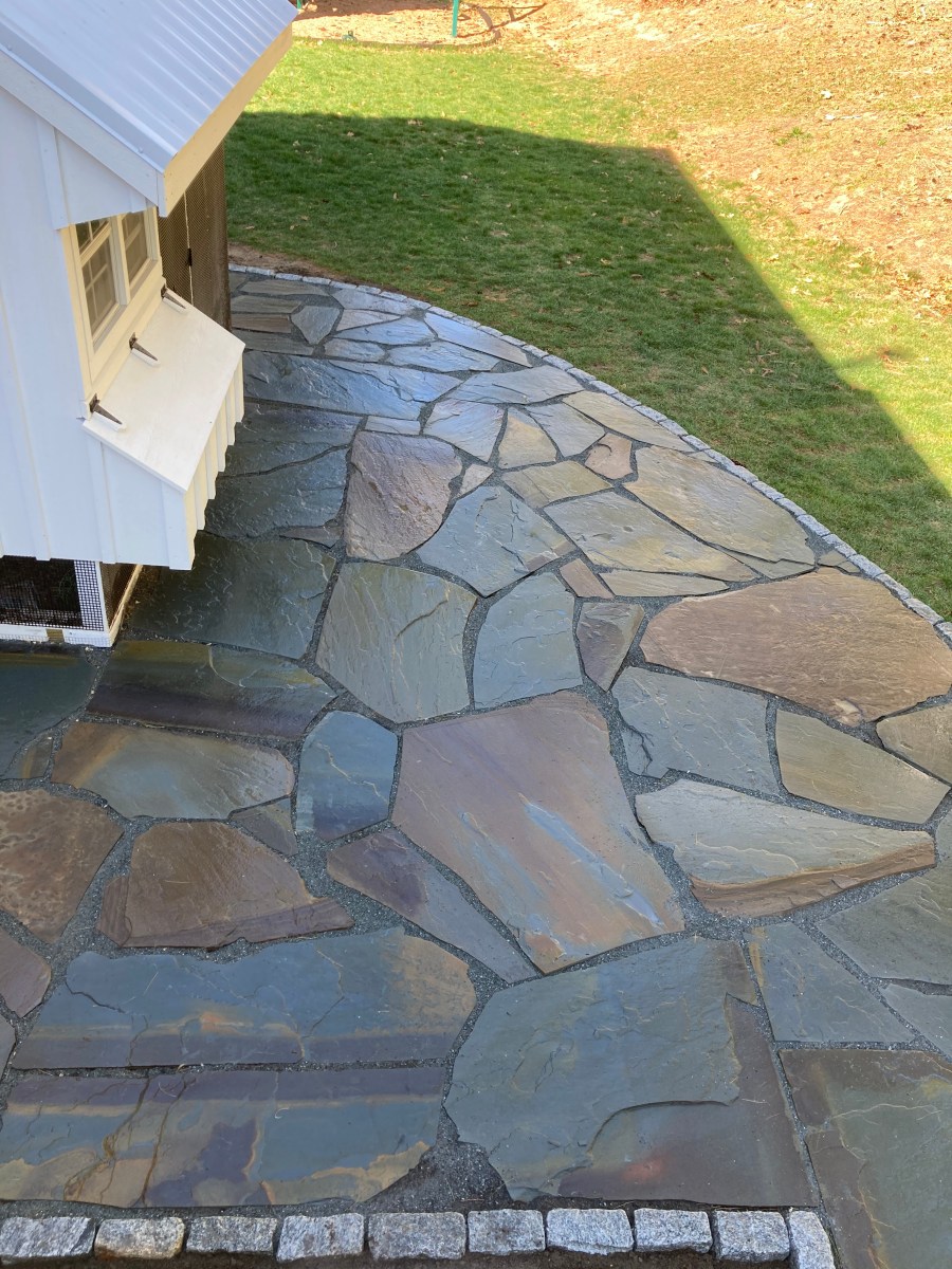Irregular Bluestone Patio – Jay Leonard Stonework